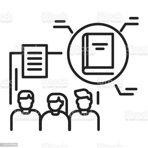 교육 프로그램 블랙 라인 아이콘 스피커를 가진 사람들의 특정 그룹을 위해 특별히 맞춘 교육 프로그램 웹 페이지 모바일 앱 프로모션에 대한 픽토그램 편집 가능한 스트로크입니다