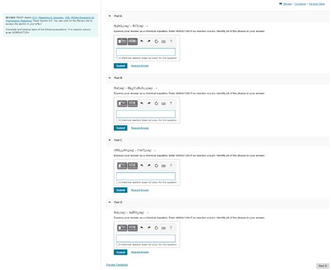 Solved NaNO Aq KCl Aq Express Your Anzwer As A Chemical Chegg Com
