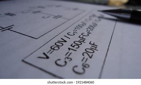 Resistor Circuit Analysis Exercises Exam Stock Photo Shutterstock