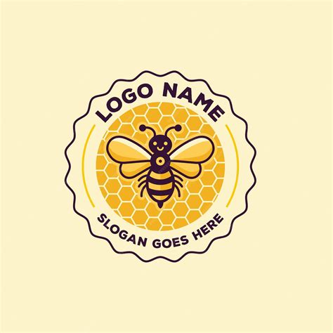 Premium Vector Natural Honey Logo Design Beehive Logo Template