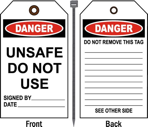 danger unsafe do not use tag get 10 off now