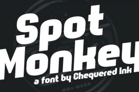 Spot Monkey Font Sans Serif FontPlanet
