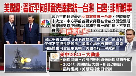 【每日必看】習拜會 美媒爆習近平當面警告拜登北京將統一台灣｜中菲外長就南海爭議通話 王毅中菲關係在十字路口 20231221 Youtube