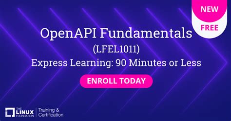 New Express Learning Course Openapi Fundamentals Lfel1011 Linux