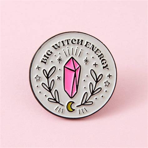 Big Witch Energy Enamel Pin Nook And Burrow