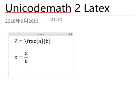 use the latex command in onenote to happily type out mathematical formulas programmer sought