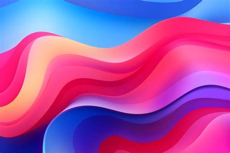 Premium Ai Image Abstract Background With Vibrant Shapes And Gradients