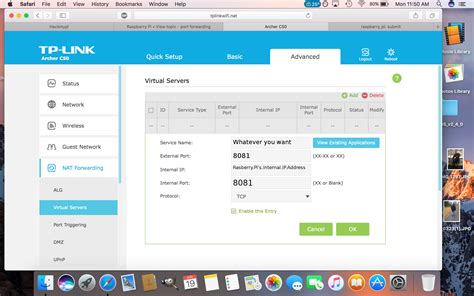 Trouble Setting Up Port Forwarding For My Raspberry Pi Zero W This Is