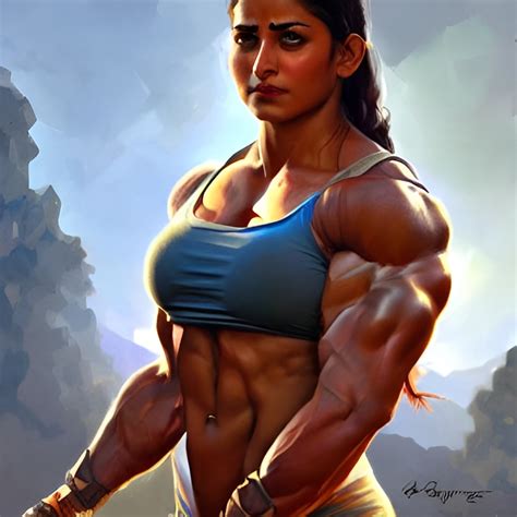 Big Muscular Biceps India Soldier Girl By Djjackpot185 On Deviantart