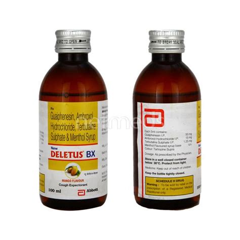 Deletus Bx New Mango Flavour Expectorant 100ml Price Uses Side Effects Netmeds