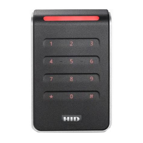 Hid 40knks 00 001tcx Signo Contactless Smartcard Keypad Reader 40k