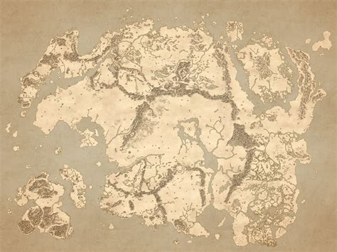 Detailed Map Of Tamriel