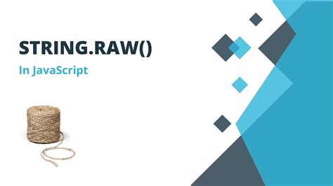 What Is Stringraw In Javascript Youtube
