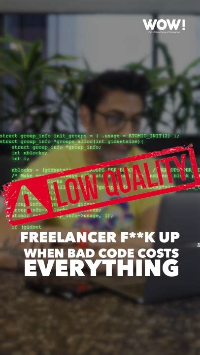 Cas Majid On Linkedin Freelancer F Up Ep 1 When Bad Code Costs