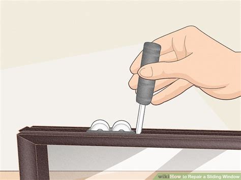 4 Ways To Repair A Sliding Window WikiHow 4 Ways To Repair A Sliding Window WikiHow