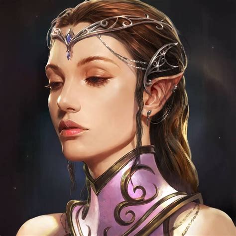Pin By James Vi On Fantasy Characters 8 Fantasy Art Women Elves Fantasy Elf Art