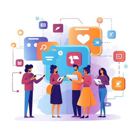 3digitalartofadiversegroup Stock Illustration Illustration Of Social Share 278922524