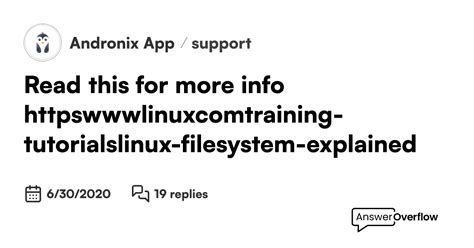 Read This For More Info Training Tutorialslinux