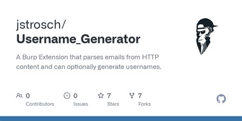 github jstrosch username generator a burp extension that parses emails from content and