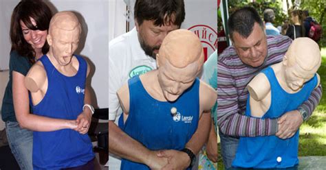 Первая помощь если что то застряло в горле — прием Геймлиха