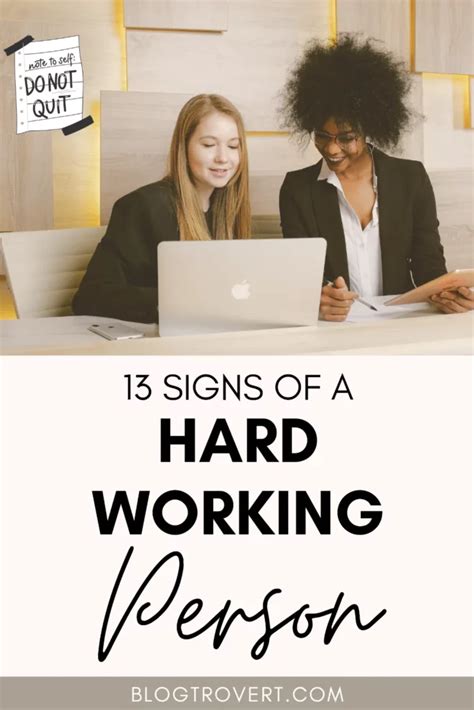 Qualities Of A Hardworking Person 13 Signs You Are One Blogtrovert
