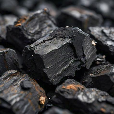Highresolution Closeup Of Coal Texture With Detailed Surface Patterns