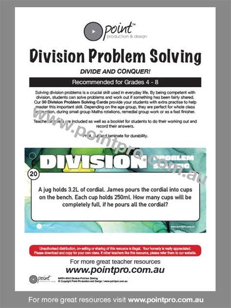 Division Problem Solving