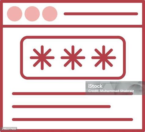 Password Line Fill Icon Stock Illustration Download Image Now Data