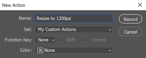 Using Photoshop Actions To Resize And Sharpen Images
