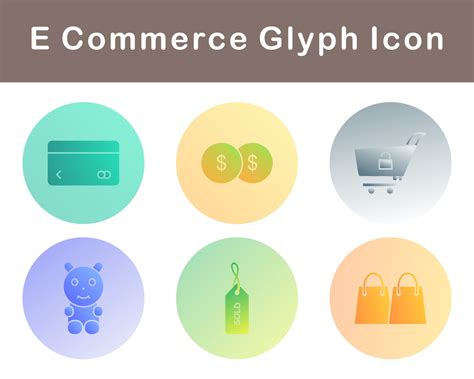 E Commerce Vector Icon Set 21518747 Vector Art At Vecteezy