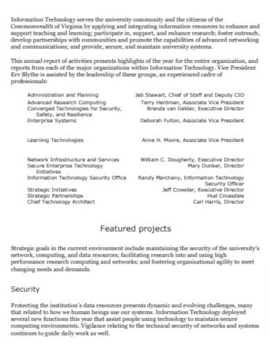 25 FREE IT Report Samples To Download