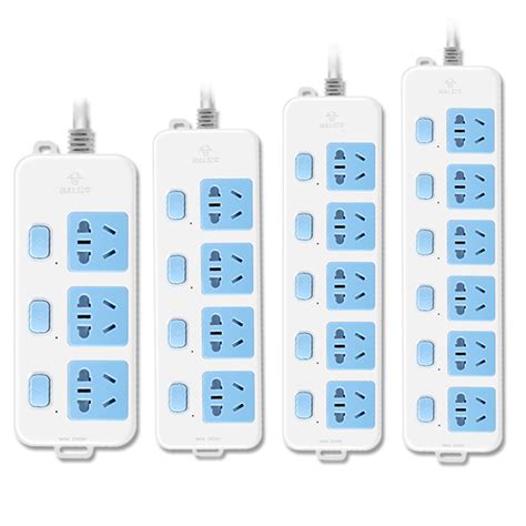 公牛插座家用独立开关分控多位多功能拖接线板3米5电排插板带长线 虎窝淘