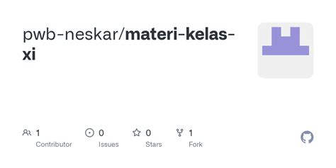 Github Pwb Neskarmateri Kelas Xi