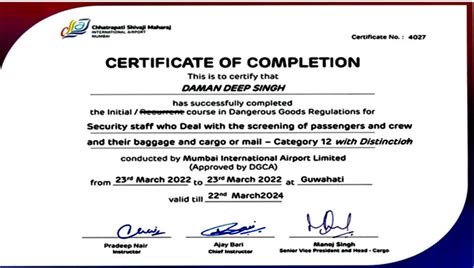 daman deep singh op linkedin successfully completed the “iata dg cat