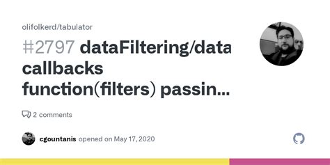 Datafilteringdatafiltered Callbacks Functionfilters Passing Null · Issue 2797