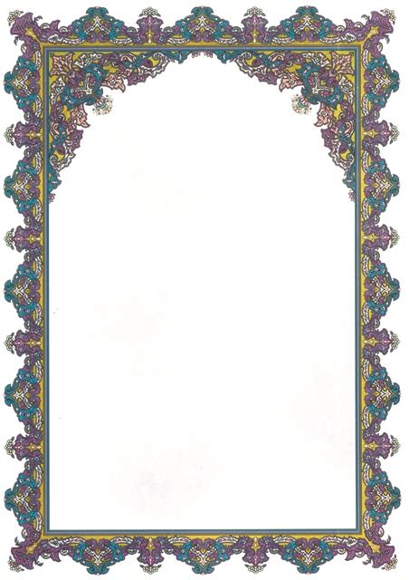 دانلود فایل 4 حاشیه تذهیب با کیفیت فاپول