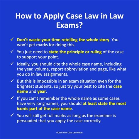 Applying Case Law In Law Exams And Assignments Is One Of The Most Important Things You Have To