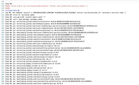 Builder Error On Recent Update Issue Abiosoft Caddy Docker GitHub