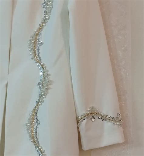 ‎🎀جواهر دوزی صبا🎀‎ ‎کت زیبا و خاص سفیدمون تقدیم شما 🤍🤍🤍🤍🤍 قابل اجرا