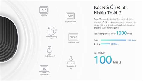 Wifi Mesh Cho Gia đình Tp Link Deco S7 3 Pack Tốc độ 600 Mbps Trên 2 4