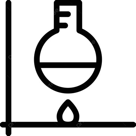 Burner Laboratory Illustration Black Vector Laboratory Illustration Black Png And Vector With