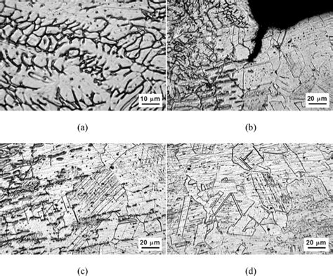 Microstructure Of The Tube A Weld Metal B Weld Metal And Haz At