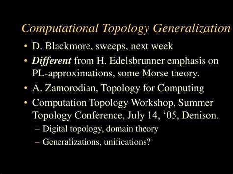 PPT Computational Topology For Reconstruction Of PowerPoint Presentation ID