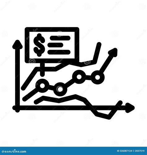 Sales Forecasting Linear Icons Set Prediction Forecast Analysis