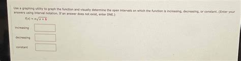 Solved Use A Graphing Utility To Graph The Function And