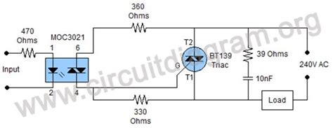 Dc Solid State Relay Circuit Diagram
