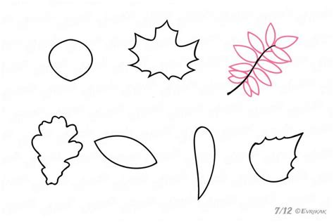 Как нарисовать листья основные техники мастер классы 40 фото идей с описанием
