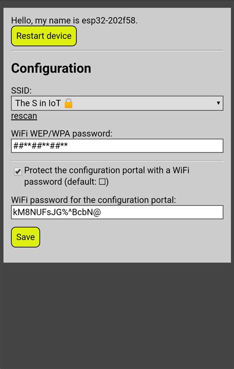 Esp Server Ssid
