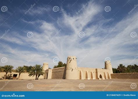 Al Jahili Fort In Al Ain Stock Image Image Of Castle 218407629