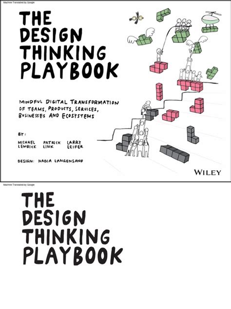 The Design Thinking Playbook 1 100 Pdf